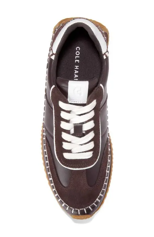 Cole Haan Grandpro Premier Sneaker - Dk Choco White