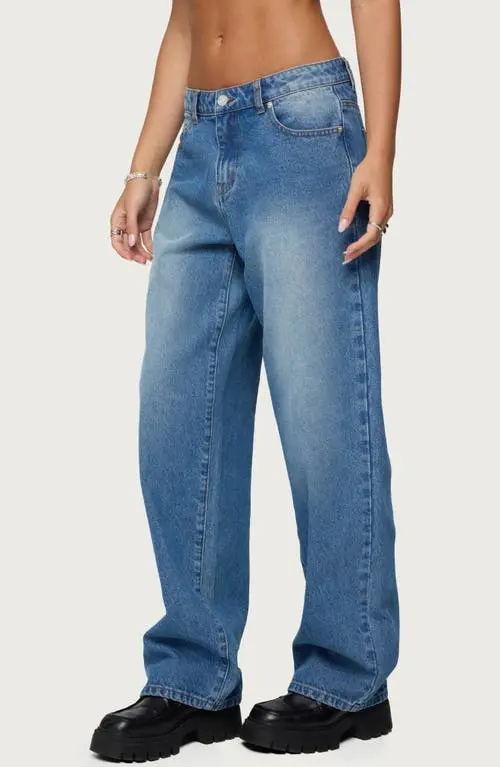 EDIKTED Rorie Baggy Straight Leg Jeans