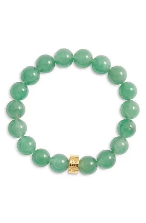 Nest Jewelry Beaded Stretch Bracelet - Green