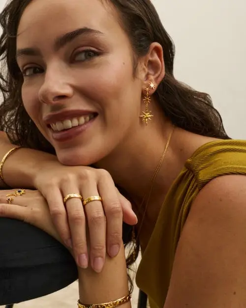 OTTOMAN HANDS Star Drop Earrings