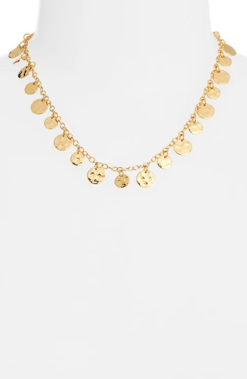 Nest Jewelry Hammered Disc Necklace