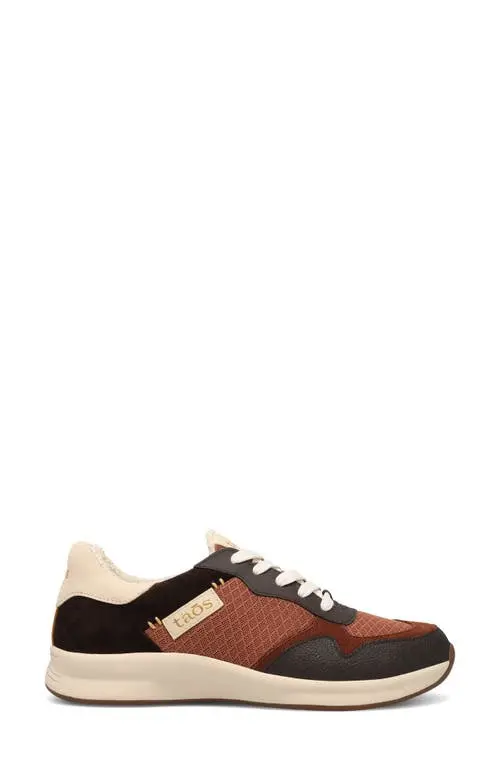 TAOS Detour Panelled Sneakers - Cocoa Multi