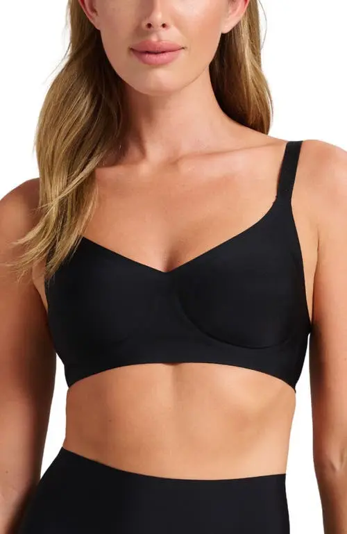 SIELLA Invisible V-neck Bra - Black