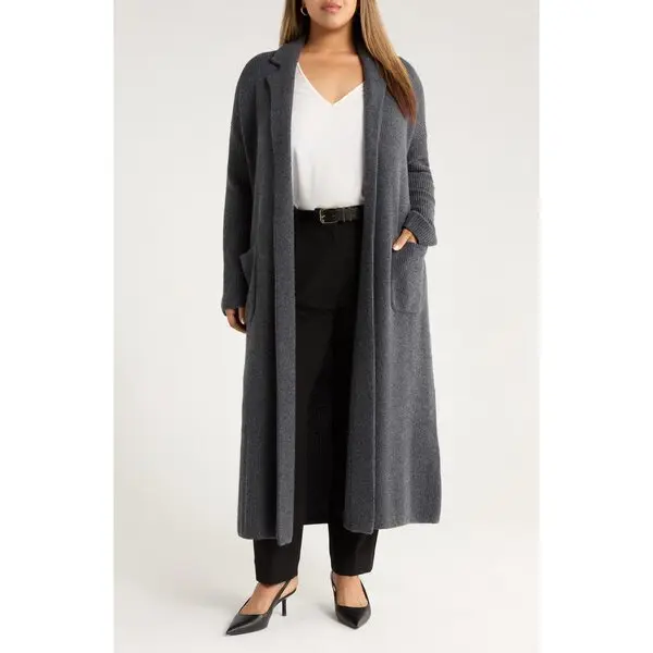Nordstrom Wool And Cashmere Blend Sweater Coat