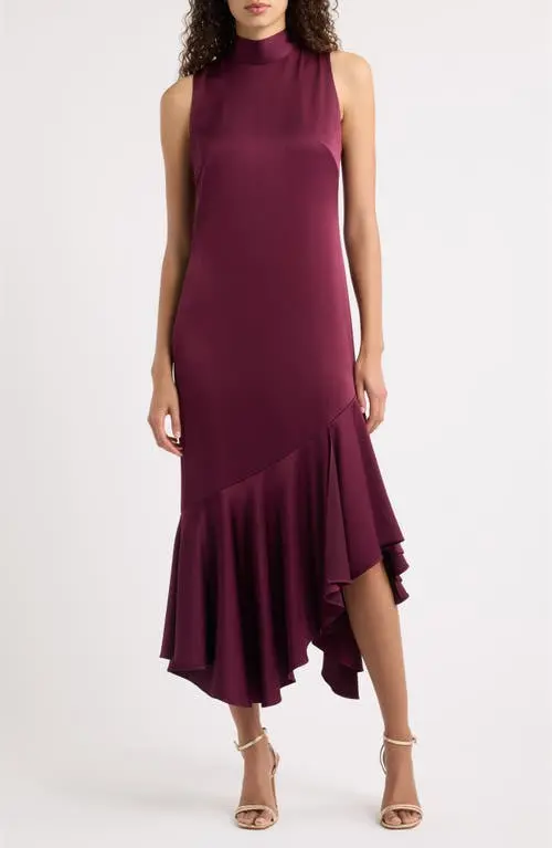 Kobi Halperin Jenkins Sleeveless Satin Maxi Dress