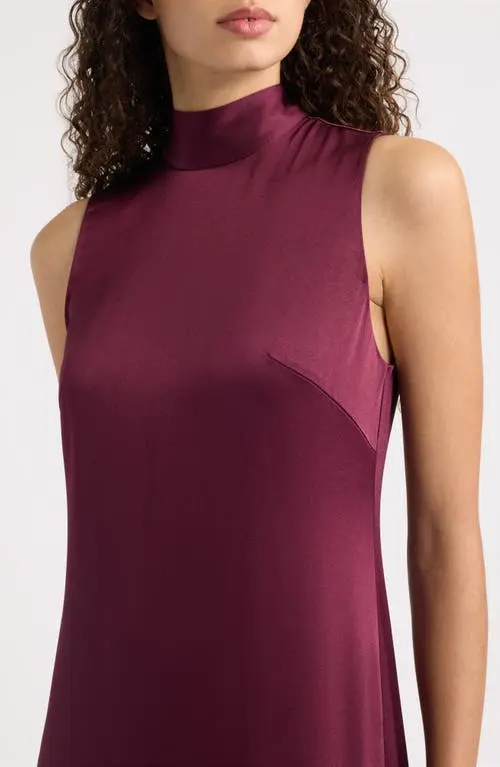 Kobi Halperin Jenkins Sleeveless Satin Maxi Dress