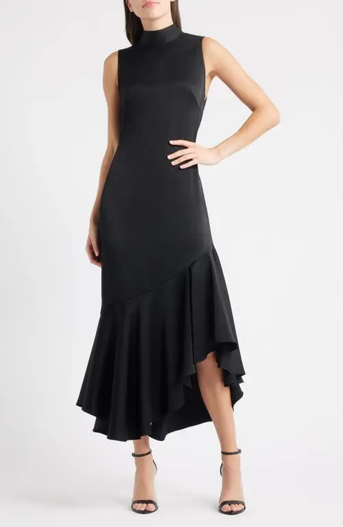 Kobi Halperin Jenkins Sleeveless Satin Maxi Dress