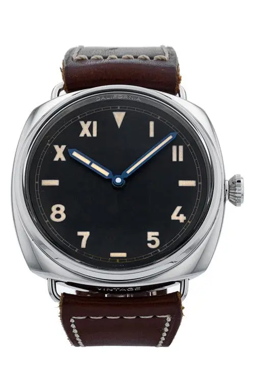 WATCHFINDER & CO. Panerai Radiomir California Pam00448 Leather Strap Watch - Black