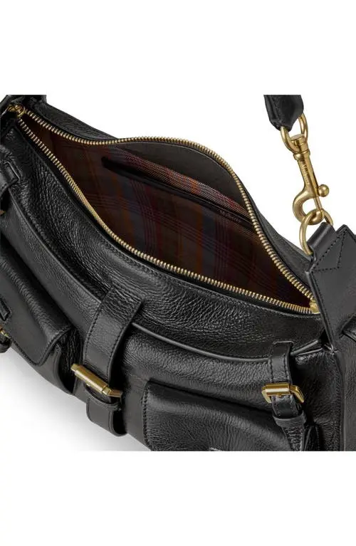 Mulberry Roxanne High-shine Leather Shoulder Bag - Black