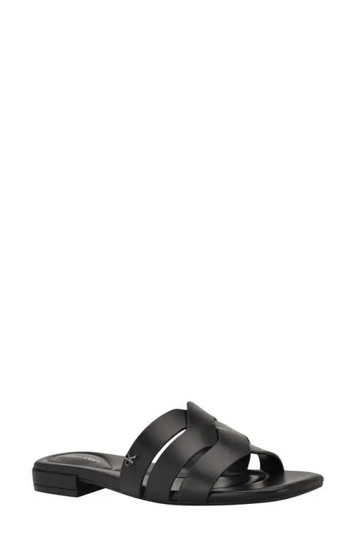 Calvin Klein Tisha Slide Sandal - Black