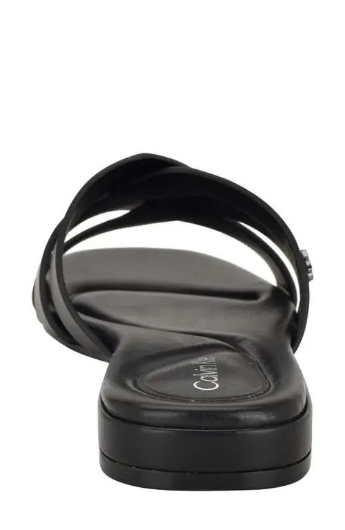 Calvin Klein Tisha Slide Sandal - Black