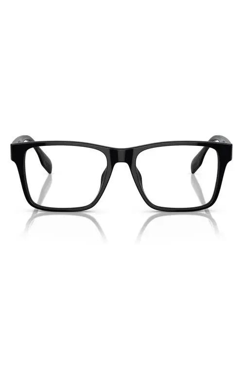 Burberry 55mm Square Optical Glasses - Black/demo Lens