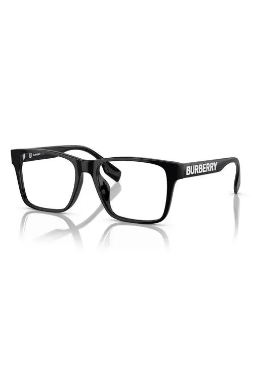 Burberry 55mm Square Optical Glasses - Black/demo Lens
