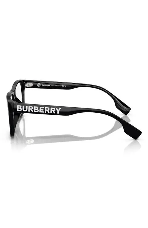 Burberry 55mm Square Optical Glasses - Black/demo Lens