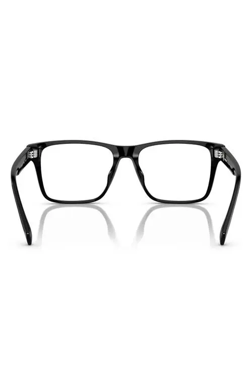 Burberry 55mm Square Optical Glasses - Black/demo Lens