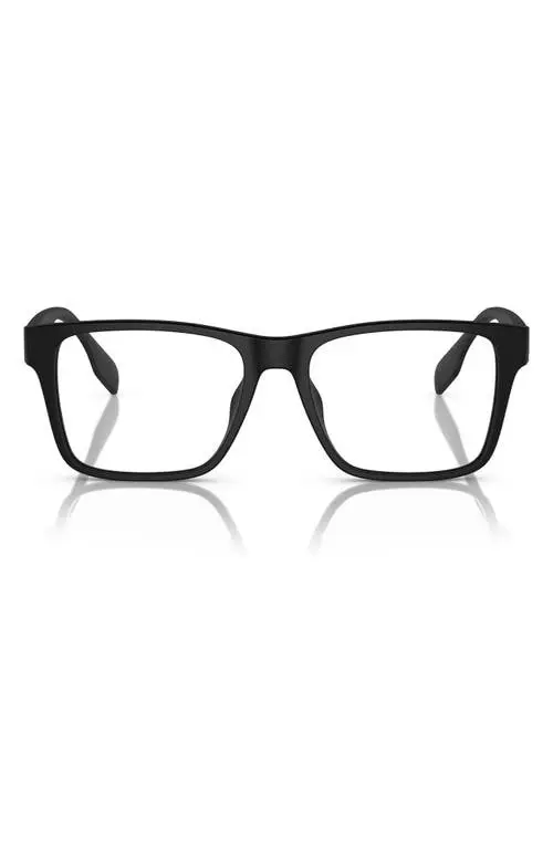 Burberry 55mm Square Optical Glasses - Matte Black/demo Lens
