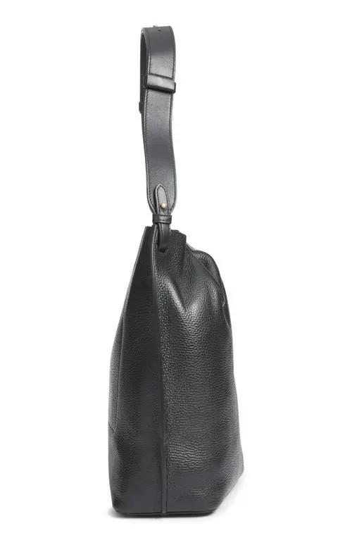 Vince Ava Leather Bucket Bag - Black