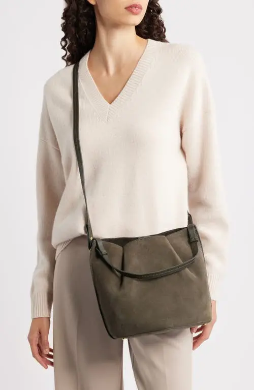 Vince Ava Leather Crossbody Bag - Herba