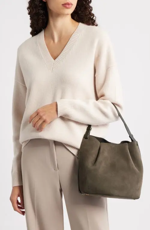 Vince Ava Leather Crossbody Bag - Herba