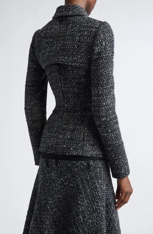 DIESEL® G-anne Bouclé Tweed Crop Jacket