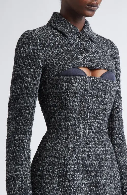 DIESEL® G-anne Bouclé Tweed Crop Jacket