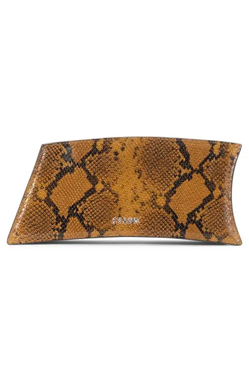 Staud Coco Leather Shoulder Bag - Snake