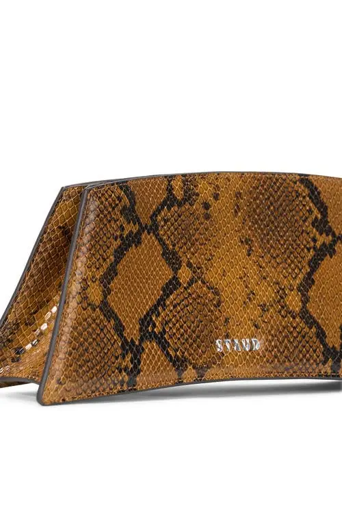Staud Coco Leather Shoulder Bag - Snake