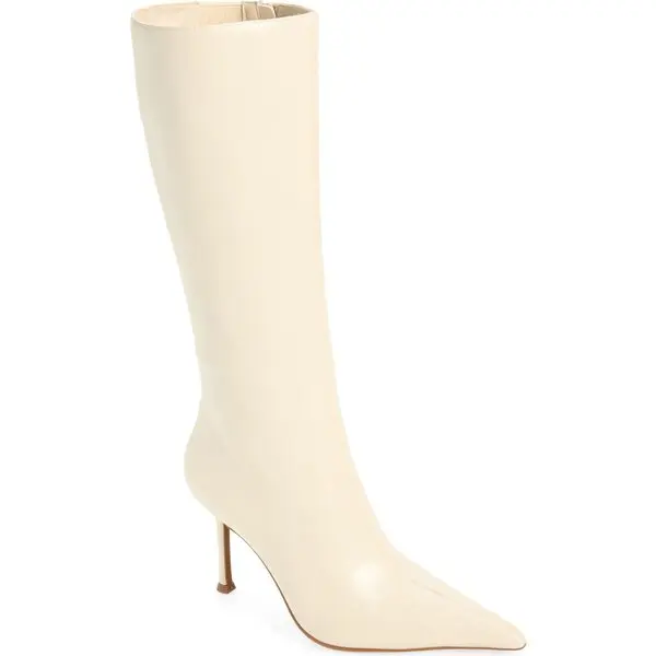 Jeffrey Campbell Darling Pointed Toe Boots - Ivory