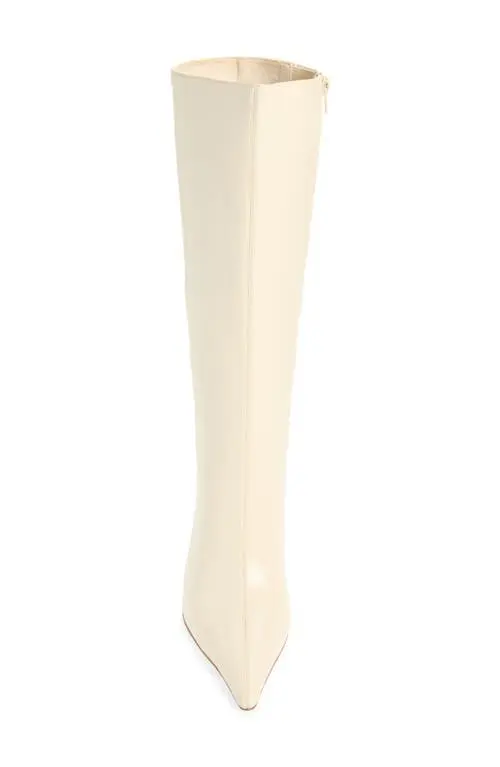 Jeffrey Campbell Darling Pointed Toe Boots - Ivory