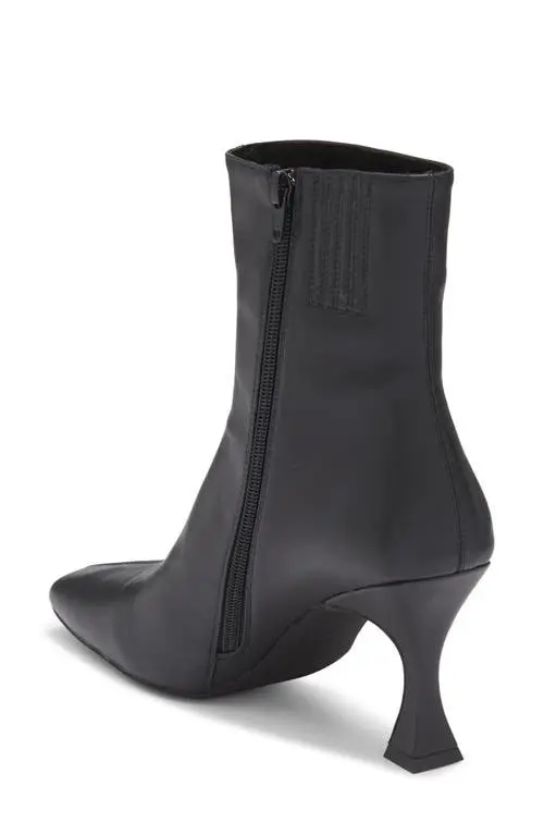 Jeffrey Campbell Chekmat Square Toe Bootie - Black