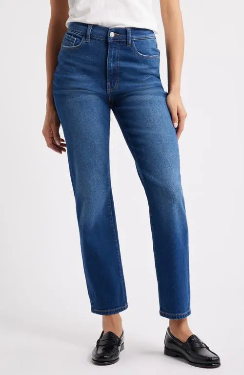 Warp + Weft High-rise Straight-leg Jeans