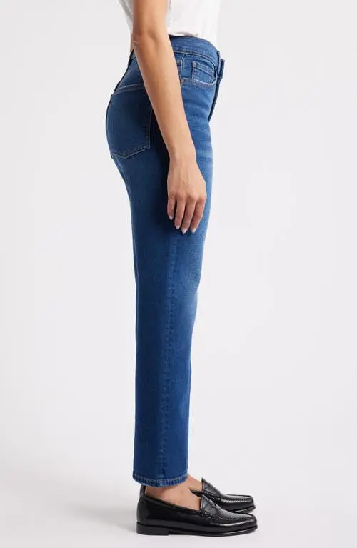 Warp + Weft High-rise Straight-leg Jeans