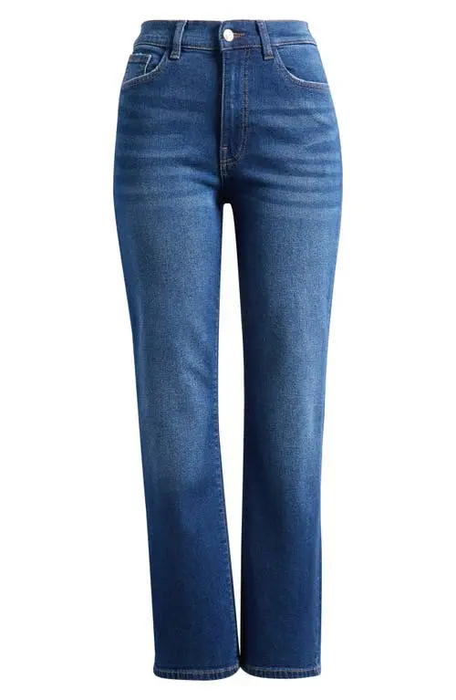 Warp + Weft High-rise Straight-leg Jeans