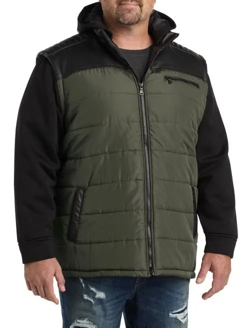 TRUE NATION BY DXL Big & Tall Vest Jacket