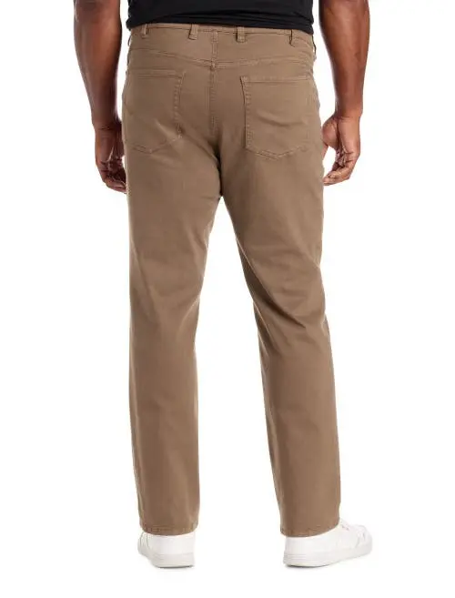 TRUE NATION BY DXL Big & Tall Iconic 5-pocket Everyday Stretch Pants - Portabella