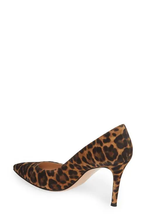 GIANVITO ROSSI 85 Pump - Leopard