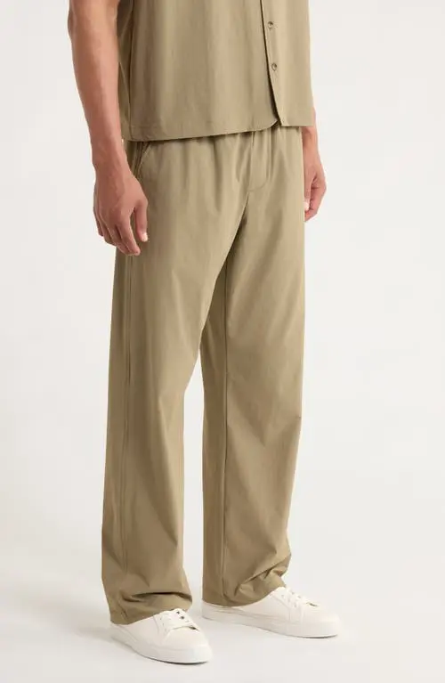 RIZORT Stretch Nylon Drawstring Pants - Olive