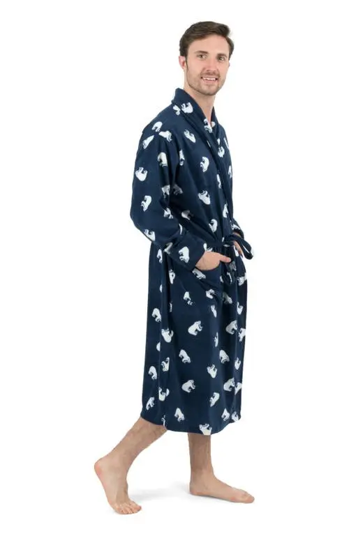 LEVERET Fleece Robe - Polar Bear