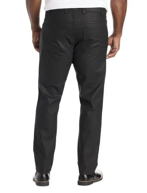 TRUE NATION BY DXL Coated Denim Tapered Pants