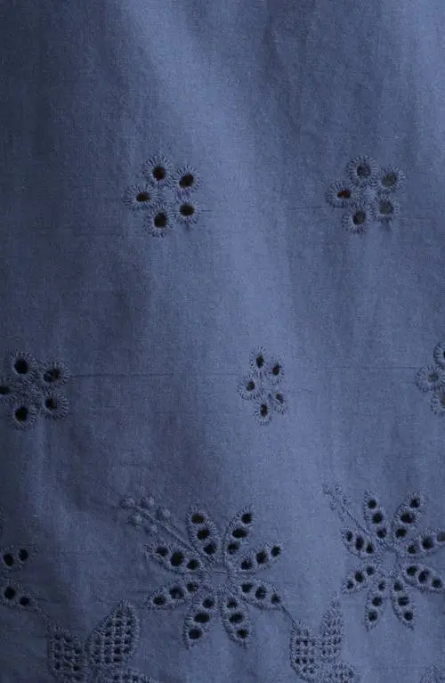 RIZORT Banks Eyelet Embroidery Camp Shirt