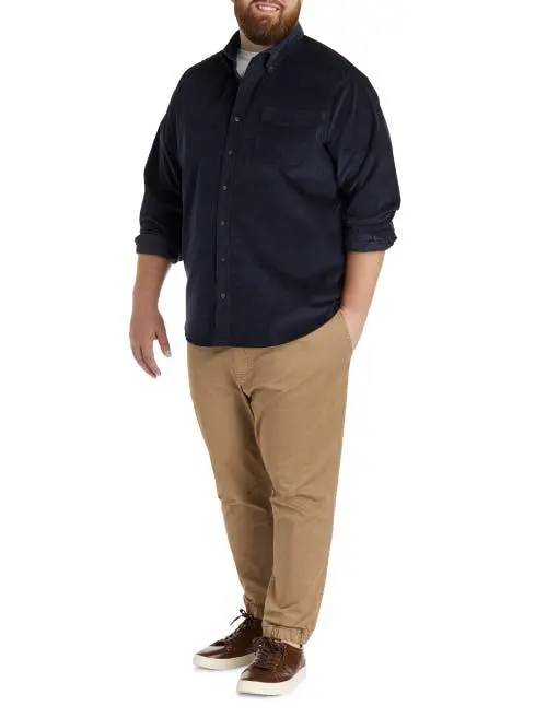 TRUE NATION BY DXL Big & Tall Corduroy Sport Shirt