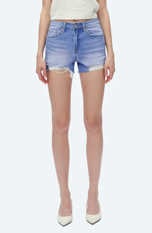 BAYEAS Mid-rise Denim Cutoff Shorts