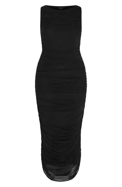 City Chic Halo Sleeveless Ruched Dress