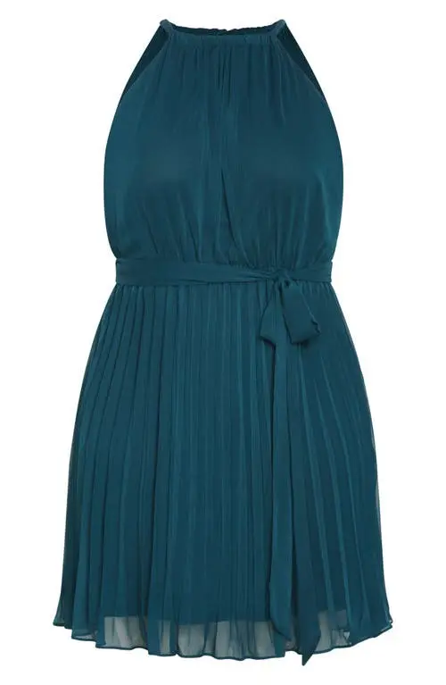City Chic Luna Pleated Dress