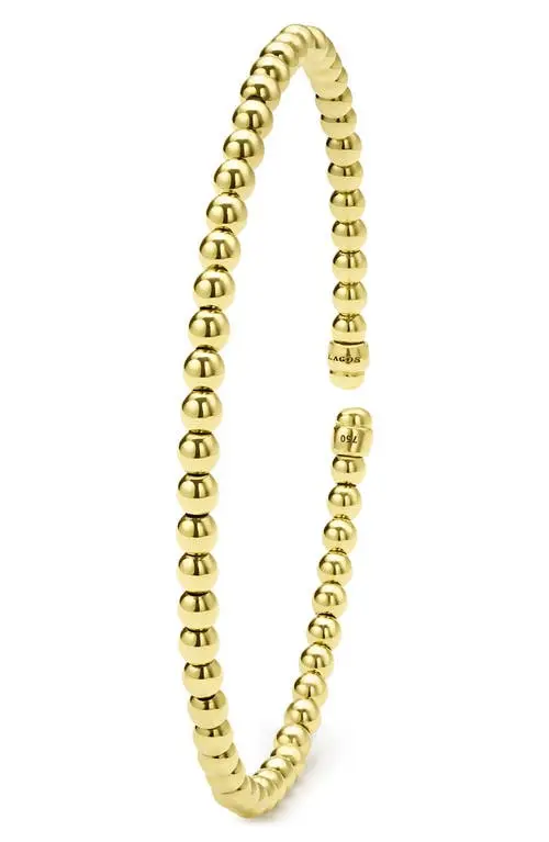 Lagos Caviar 18k Cuff Bracelet
