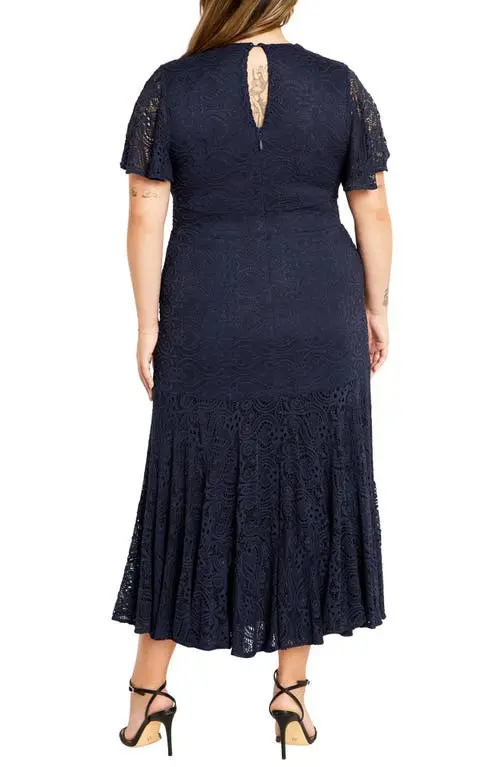 City Chic Margo Lace Maxi Dress