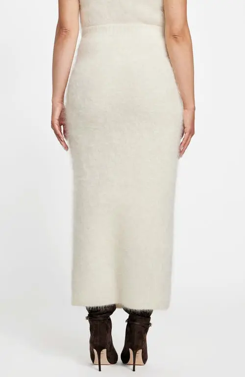 MARCIANO Agnes Alpaca Blend Maxi Skirt