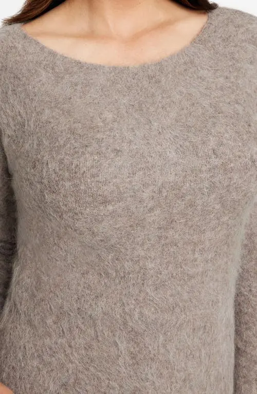 MARCIANO Agnes Fuzzy Alpaca Blend Sweater