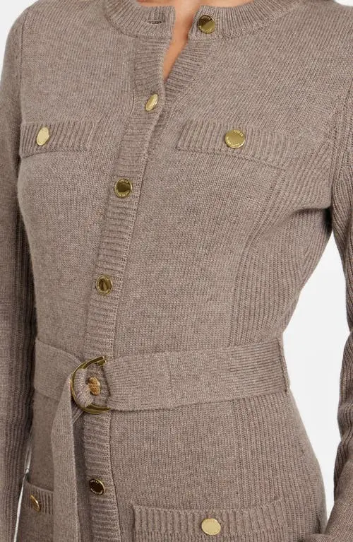 MARCIANO Afrah Long Sleeve Sweater Dress