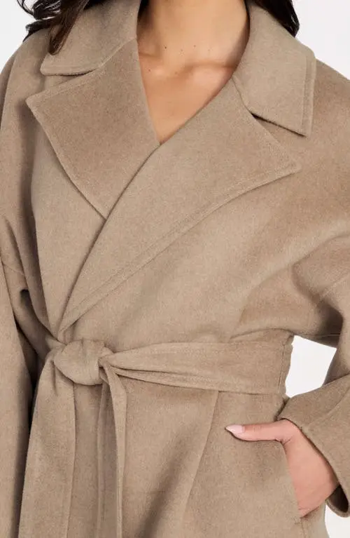 MARCIANO Ella Wool-blend Wrap Coat